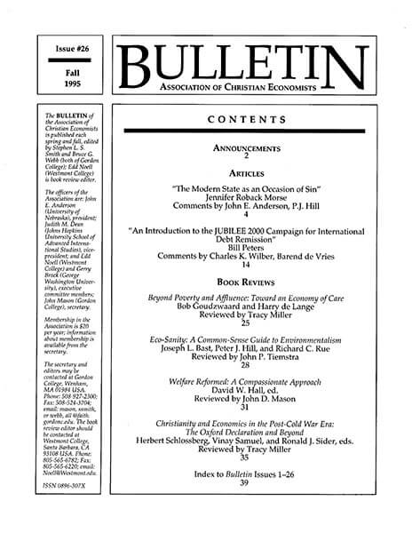 Faith & Economics, Issue 02, Fall 1983 - The Association of Christian ...